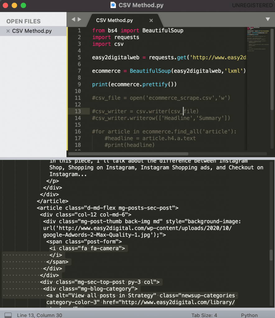 Utilise Python Csv Module To Write Parse Read Csv Files
